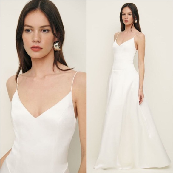 Reformation | Dresses | Nwt New Reformation Icelynn Satin Maxi Dress ...